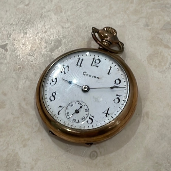 Crown | Accessories | Crown Antique Petite Gold Pocket Watch | Poshmark